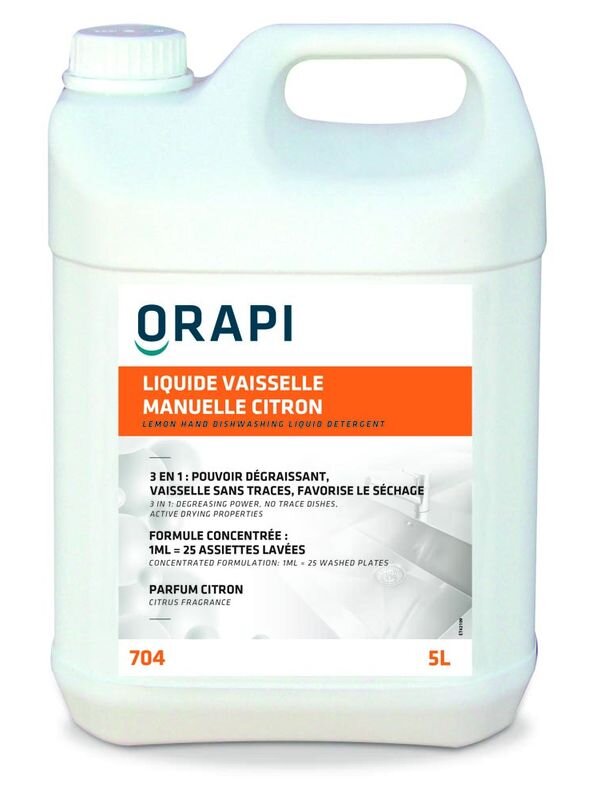 LIQUIDE VAISSELLE MANUEL CITRON 5L | Martinique Hygiène Emballage
